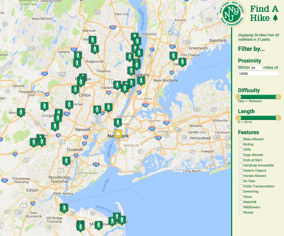 Best Hiking Near New York Free Tool To Find Trails New York New Jersey Trail Conference 